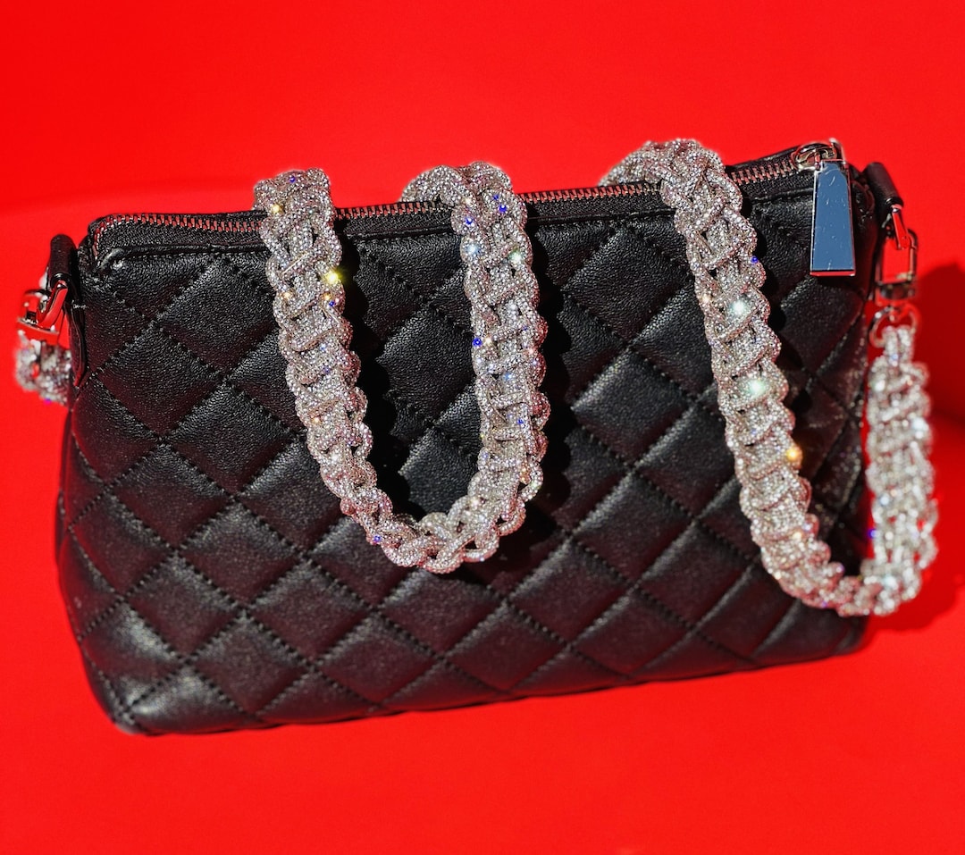 The SPECIAL, Crystal Rhinestone Purse Strap, Rhinestone Braided Strap ...