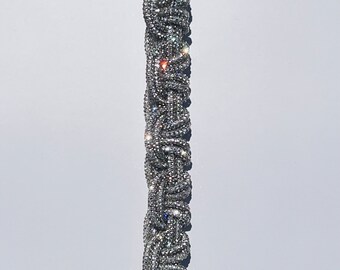 Rhinestone Purse Strap, Crystal Rhinestone Braided Purse Strap, Crystal ...