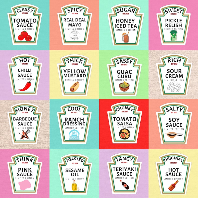 Condiments Shirt SVG Condiment Svg Group Condiment Shirt Svg Group ...