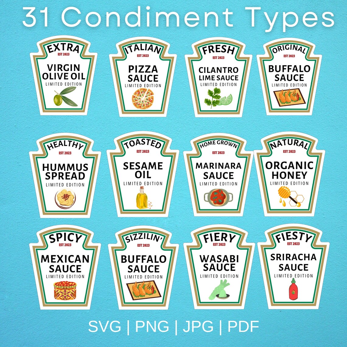 Condiments Shirt SVG Condiment Svg Group Condiment Shirt Svg Group ...