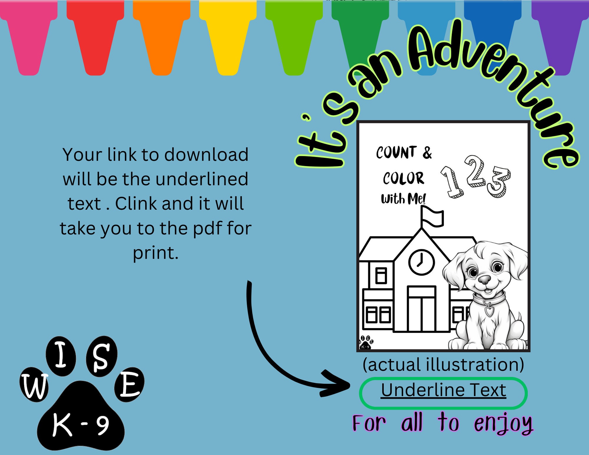 Preschool Dog-themed Count and Color Workbook 1 to 10 Trace & Learn ...