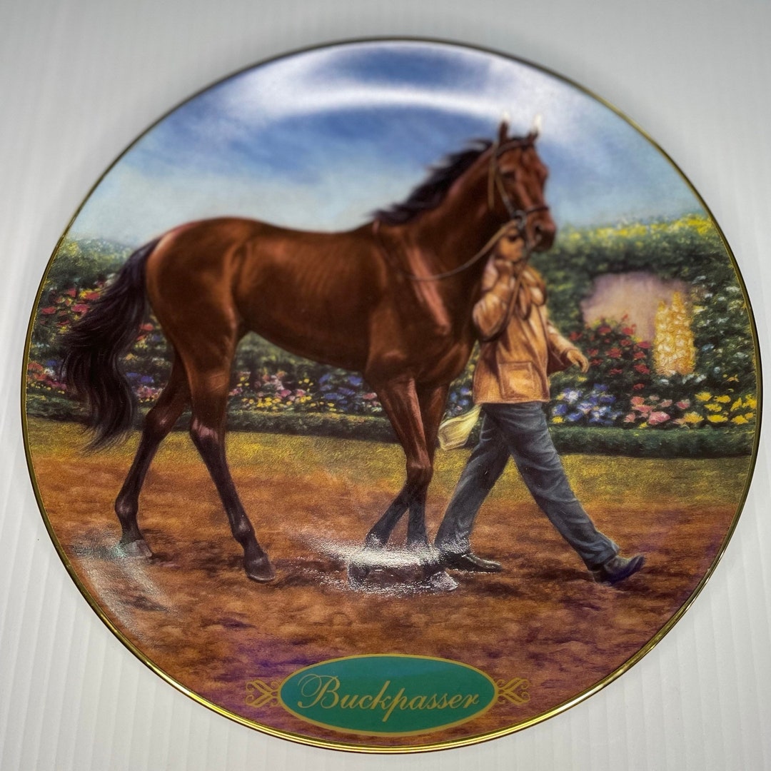 The Danbury Mint Horse Plates - Etsy