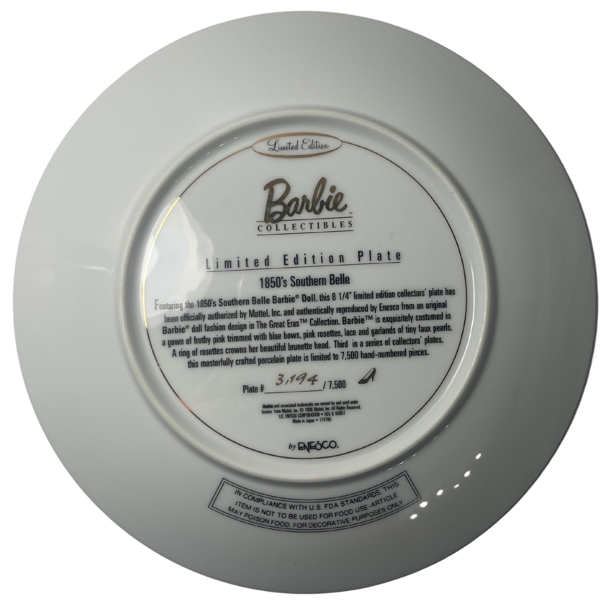 Barbie Plates - Etsy