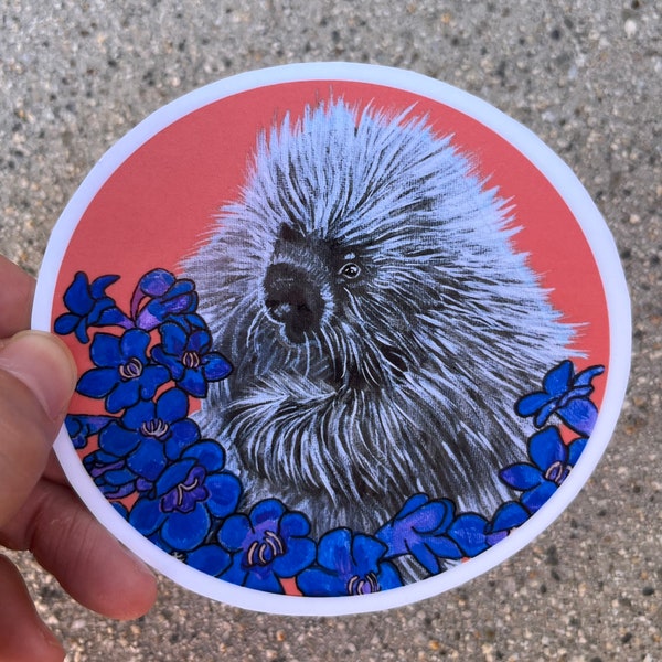 Porcupine Art - Etsy