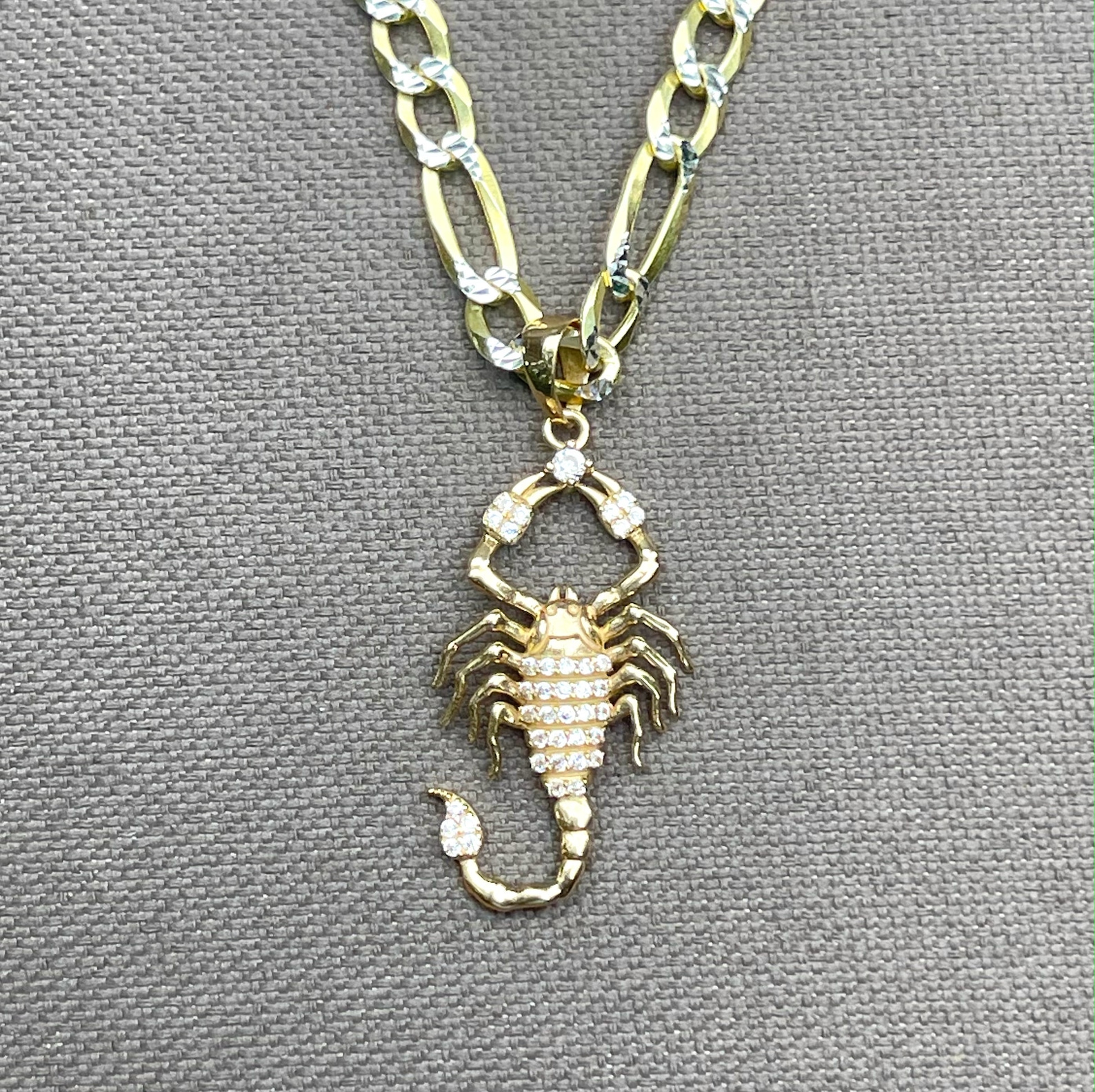 10K Gold Scorpion Pendant 10K Real Solid Gold Scorpio - Etsy