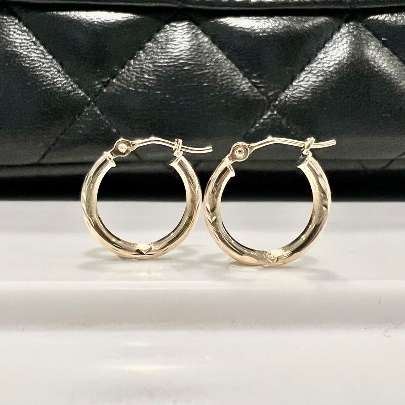 Real Gold Hoop Earrings - Etsy