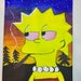 Cartoon Paintings Simpsons Stoned Lisa and Bart - Etsy Canada