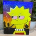 Cartoon Paintings Simpsons Stoned Lisa and Bart - Etsy Canada