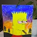 Cartoon Paintings Simpsons Stoned Lisa and Bart - Etsy Canada