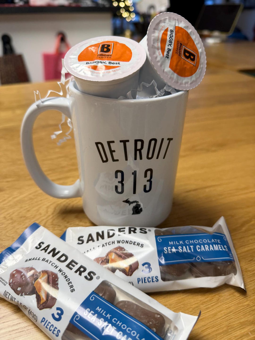 Detroit in a Mug. Sanders, Biggby and Pure 313 — Gifts From Detroit ...
