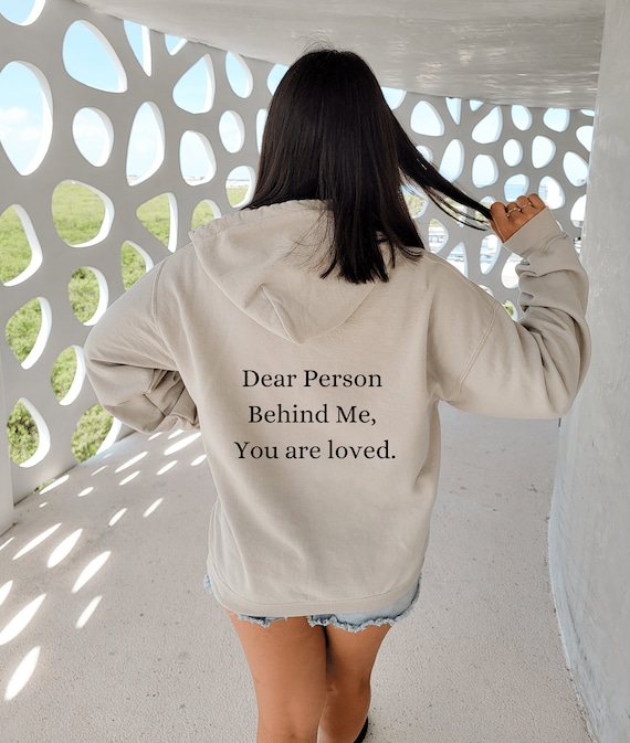 Dear Person Behind Me You Are Loved Love Deeply Quote - Etsy