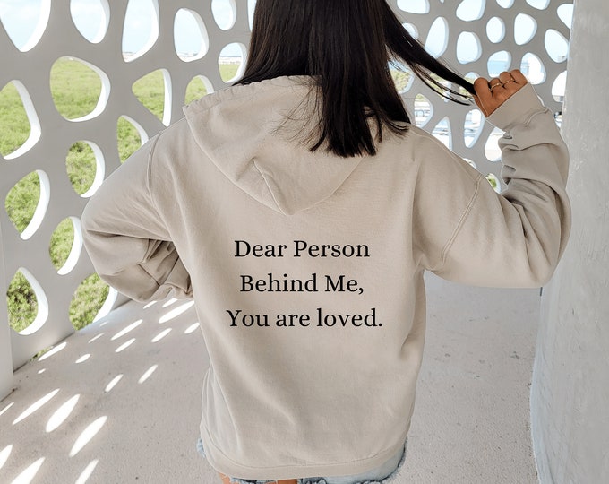 Dear Person Behind Me You Are Loved Love Deeply Quote - Etsy