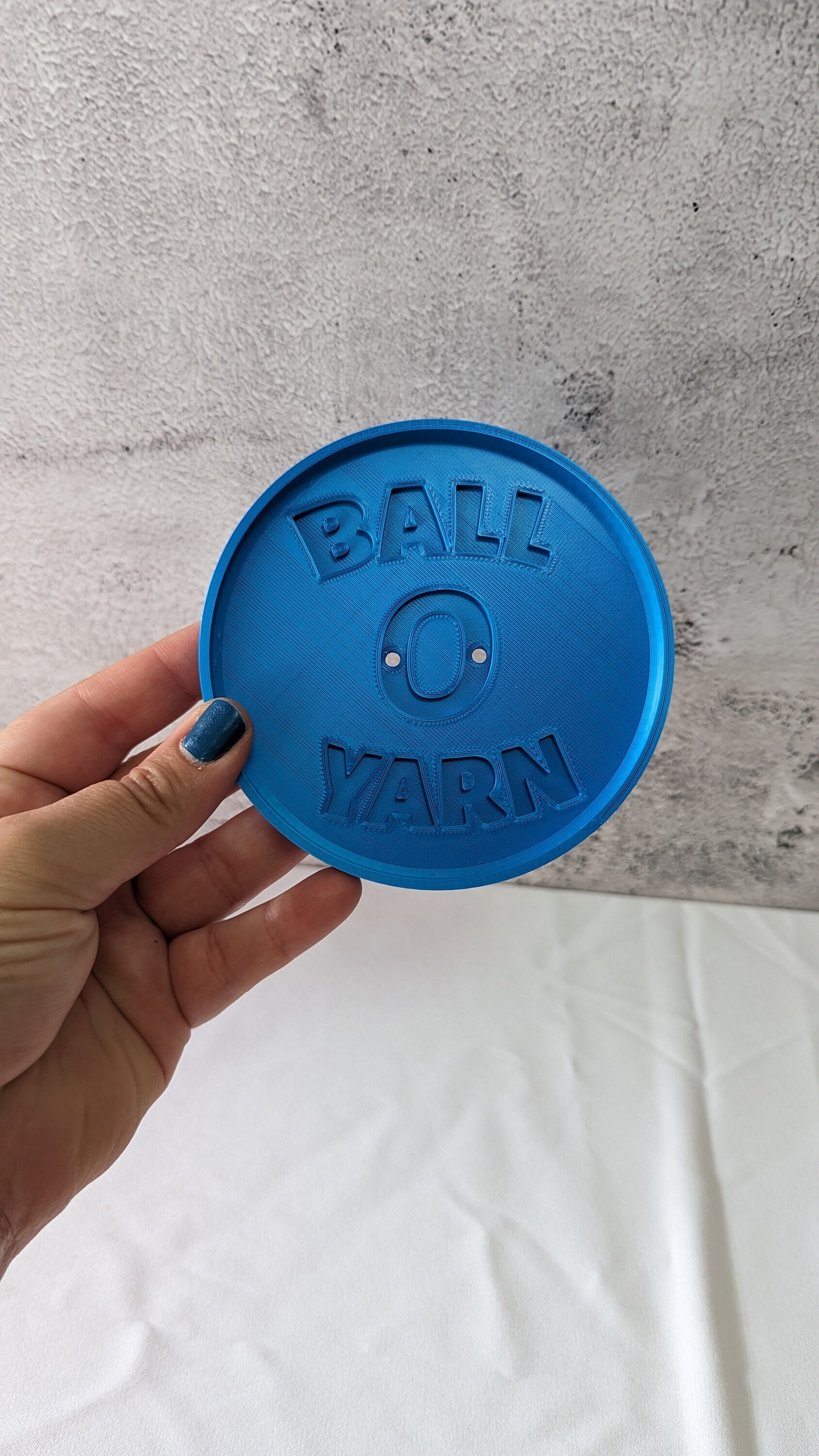 3D Print File for a DIY Spinning Yarn Spool Holder for Crocheting or ...