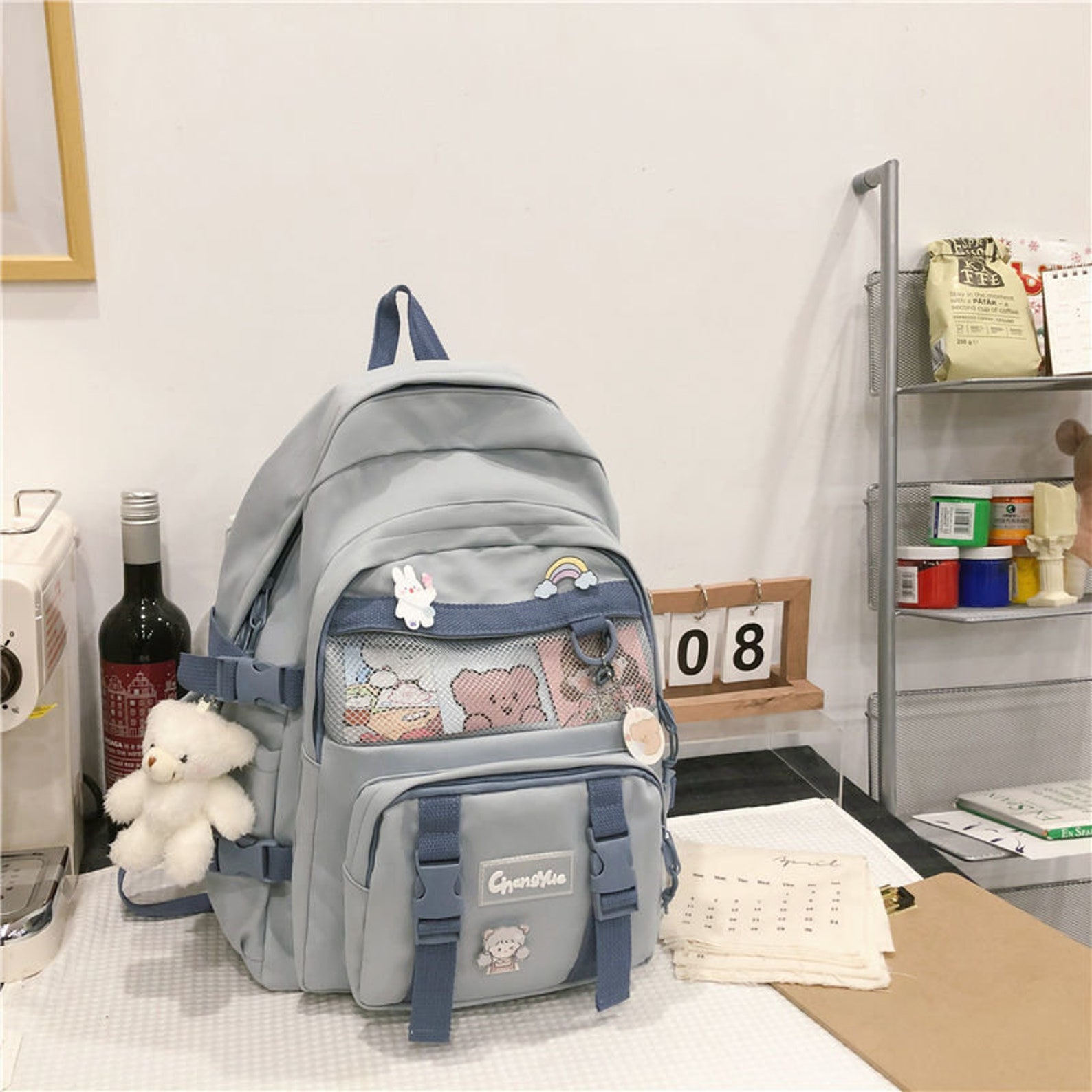 Kawaii Cute Large Capacity Backpack Cute ITA Bag Student - Etsy UK