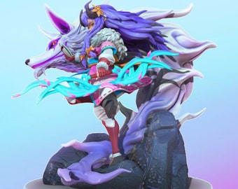 League of Legends Kindred Figure | Etsy