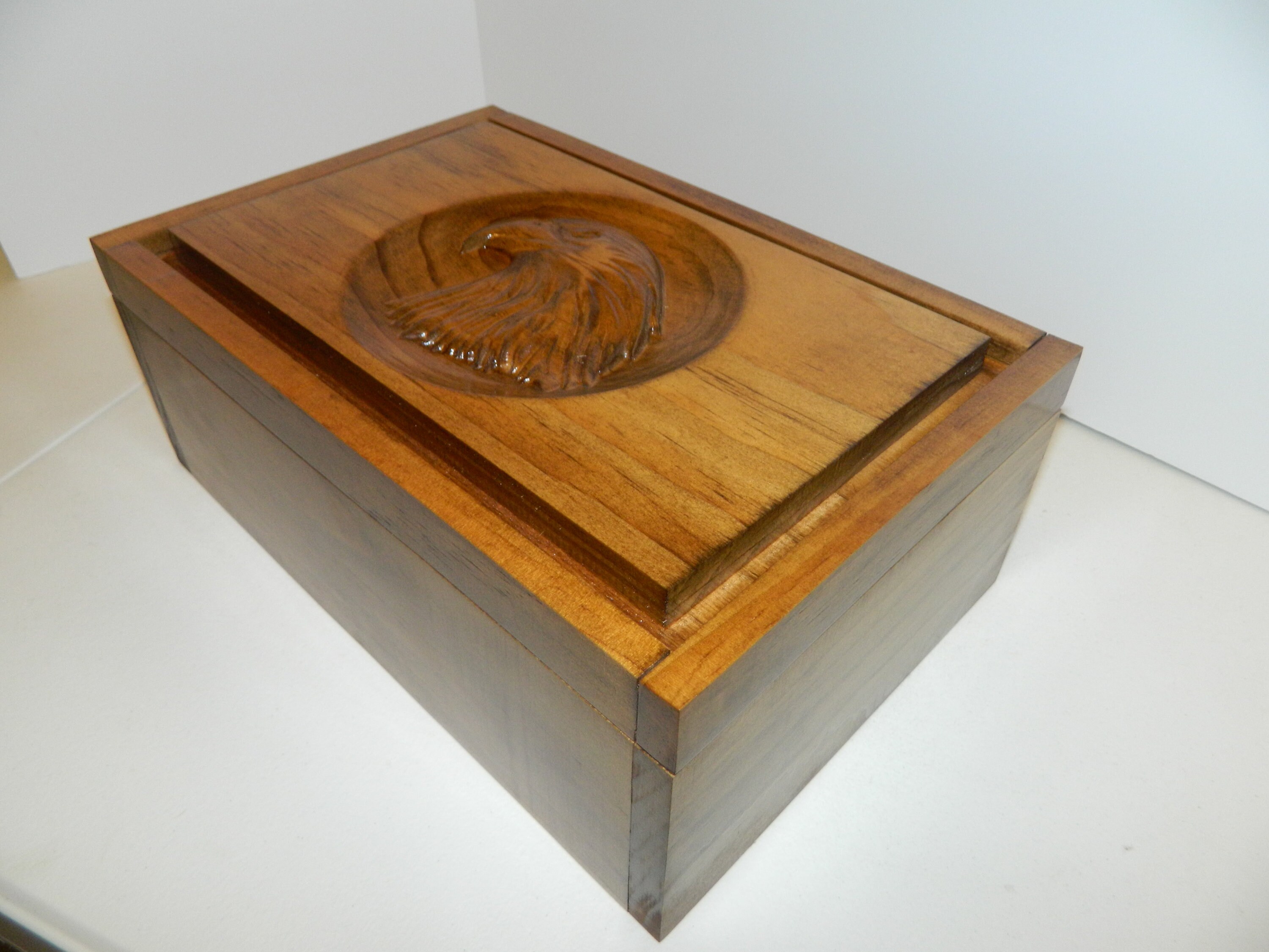 Keepsake Memory Eagle Wood Box - Etsy