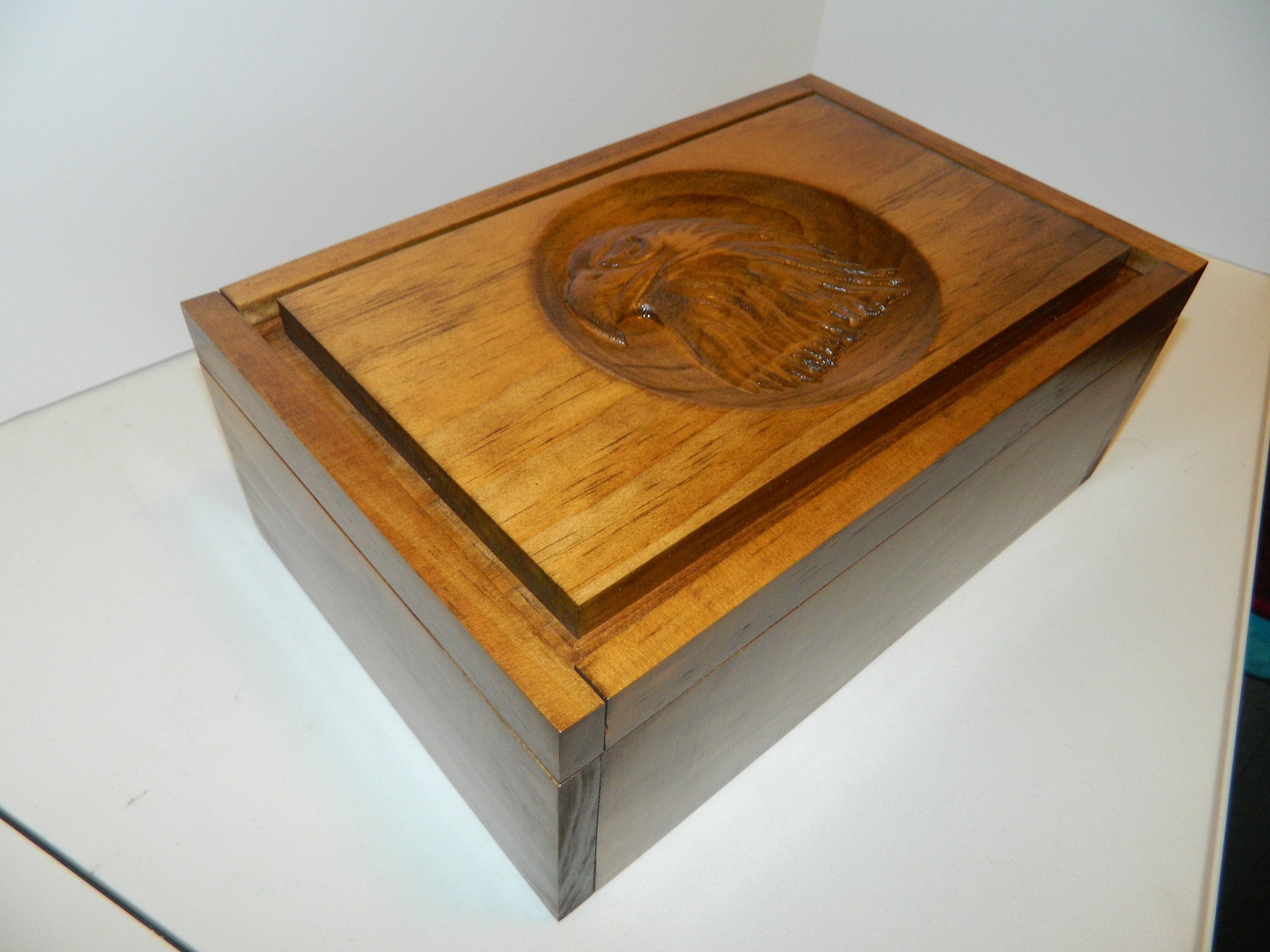 Keepsake Memory Eagle Wood Box - Etsy