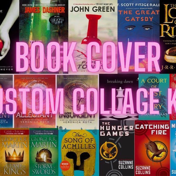 Book Cover Collage - Etsy