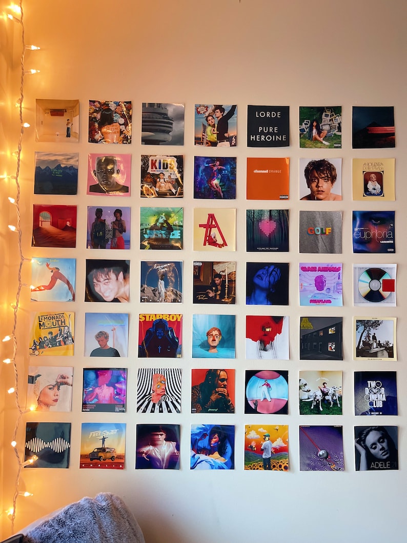 Album Cover Collage INDIE/POP customizable 50 Pcs - Etsy