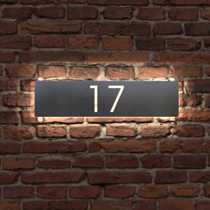 Modern Metal House Number,house Number Sign,address Number Sign ...