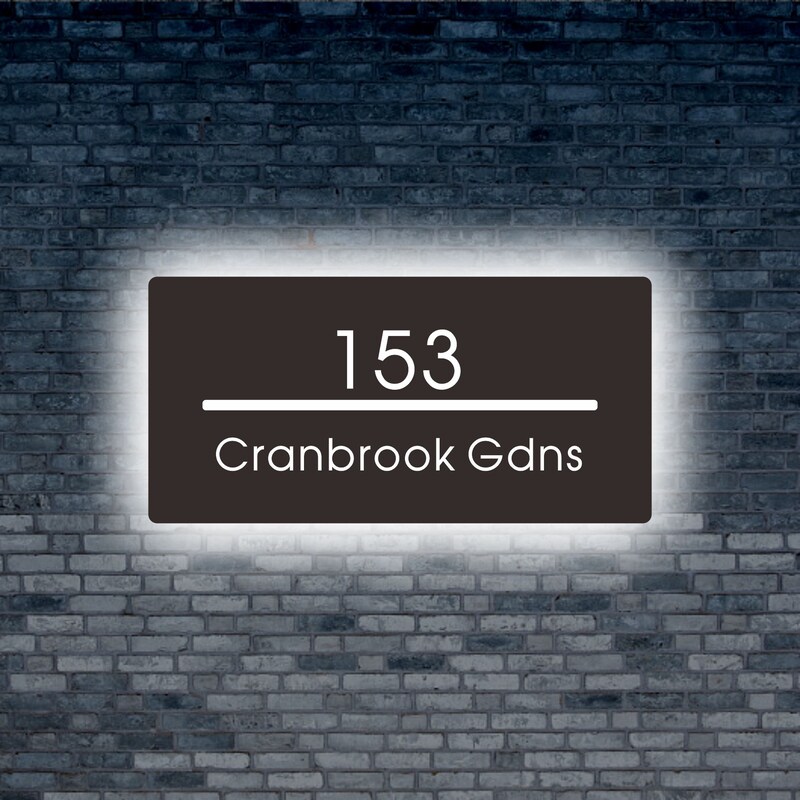 Led Address Sign - Etsy