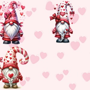 Valentine Gnomes Clipart Valentine PNG Gnome Clipart Valentines Day ...