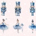 Christmas Blue Nutcracker Clipart Bundle Ballet Clipart Png Nutcracker ...