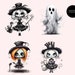 Cute Halloween Clipart | Watercolor Halloween Clipart | Spooky Clipart ...