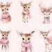 Baby Deer Watercolor Clipart Bundle Woodland Animals Clipart Watercolor ...