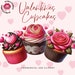 Valentine Cupcake Clipart Bundle Dessert Clipart Valentine PNG ...