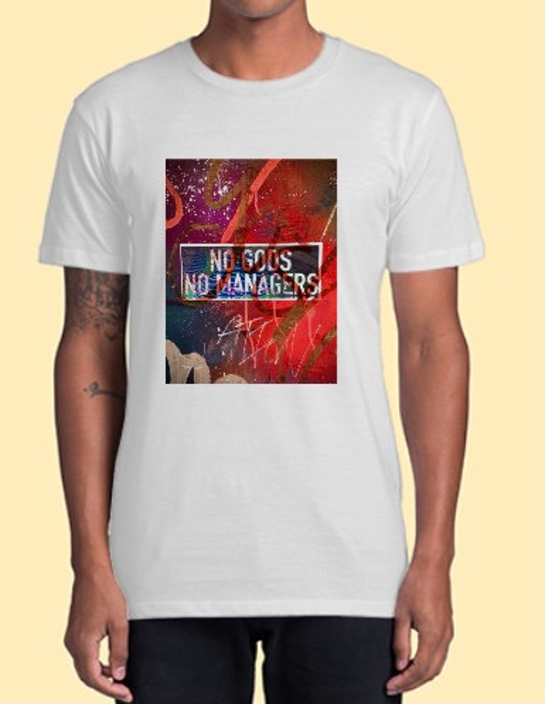 No Gods No Managers. Street Art - Etsy