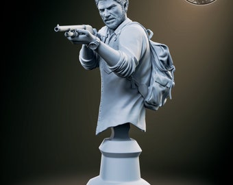 The Last of Us, Ellie and Joel 3d Print, Resin Model Kit, Amazing ...