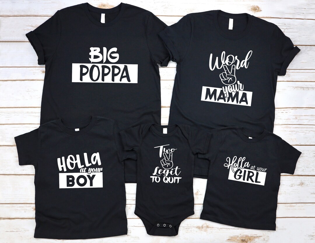 Two Legit Family Shirts, Family Shirts, Matching Birthday Shirts, Big ...