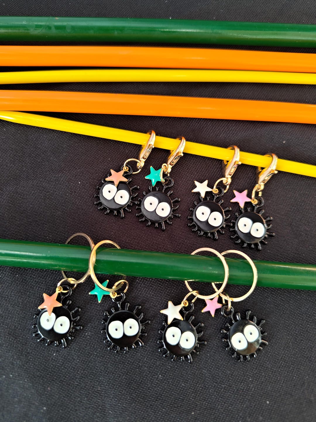 Soot Stitch Markers Sets: Choose Your Clasps, Knitting and Crochet ...