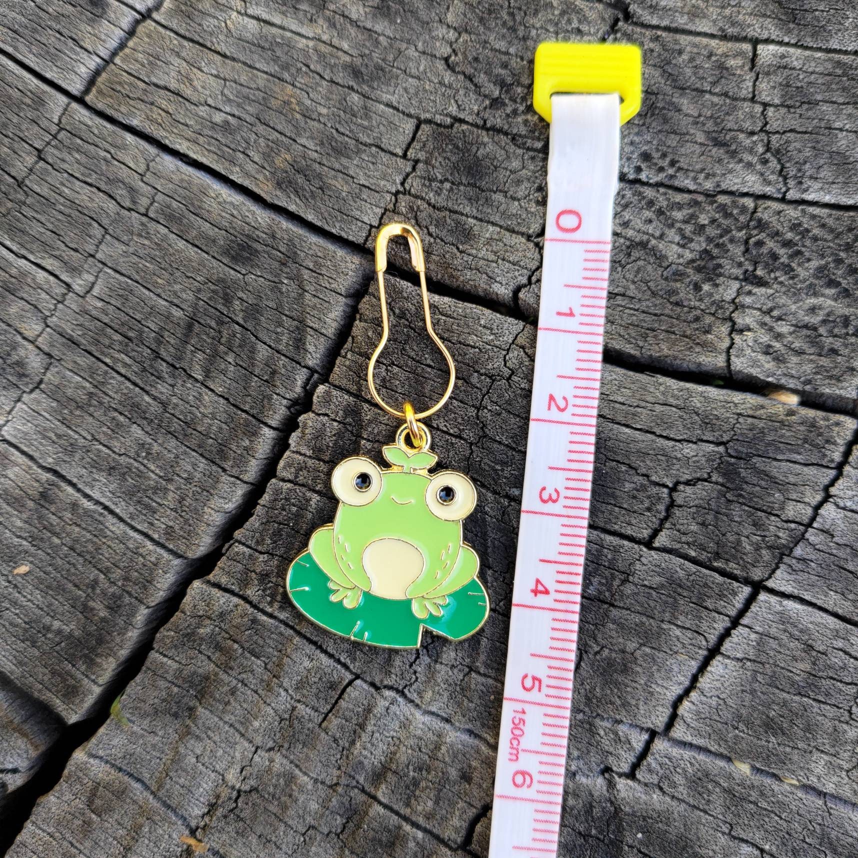 Cute Stitch Markers: Set of 4 Frog Markers With Calabash Pins | Etsy