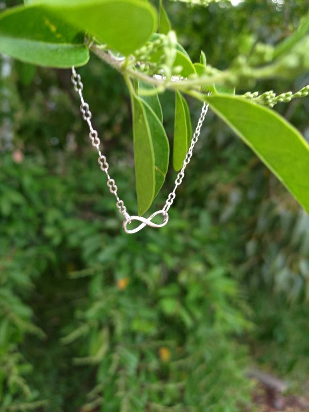 Eternity Symbol Eternal Love Infinity Link Bracelet With Bubble Links ...