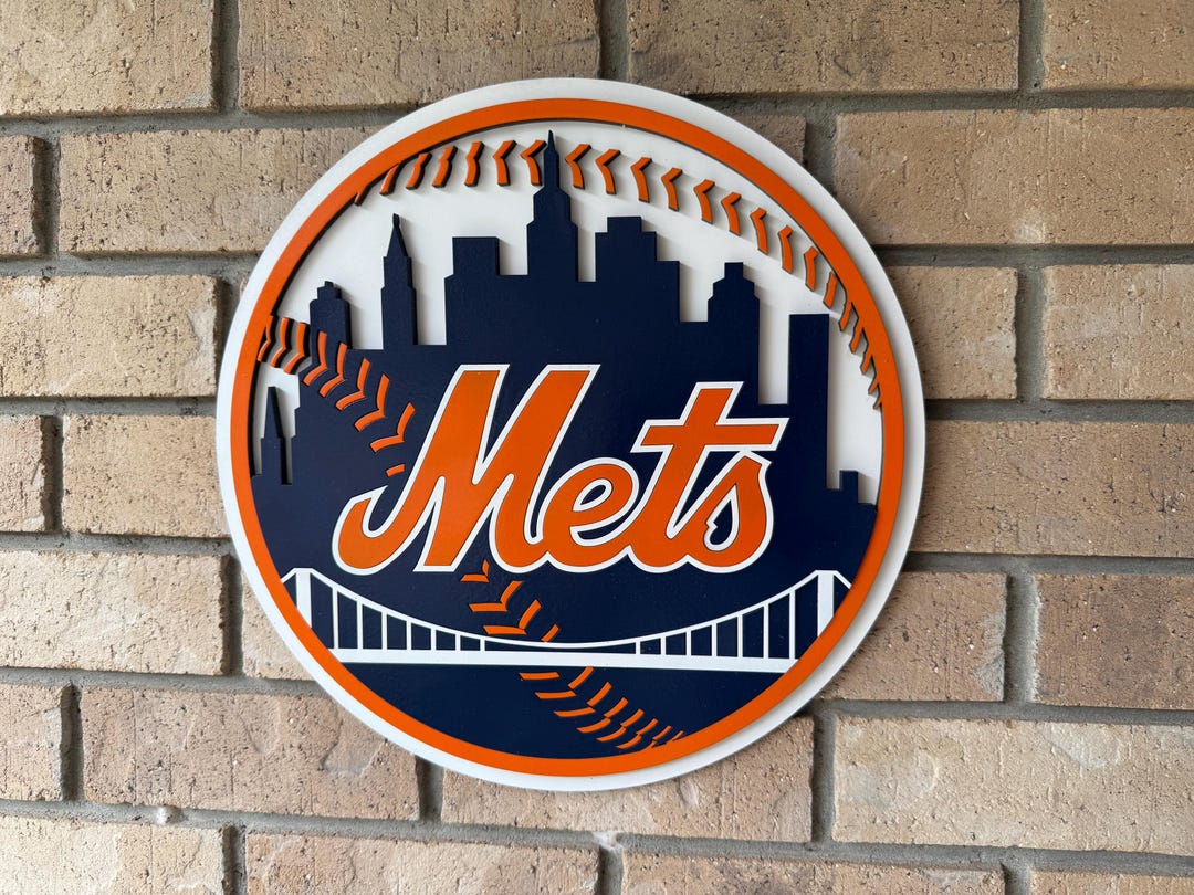 New York Mets 3D Wood Sports Sign - Etsy