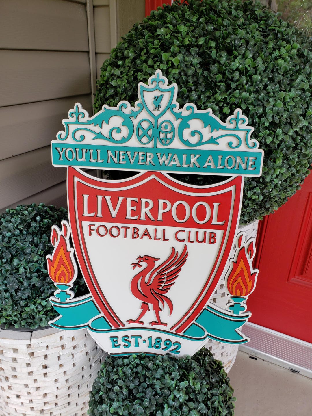 Liverpool FC 3d Wood Sports Sign - Etsy