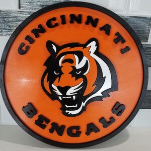 Cincinnati Bengals 3d Wood Sports Sign - Etsy