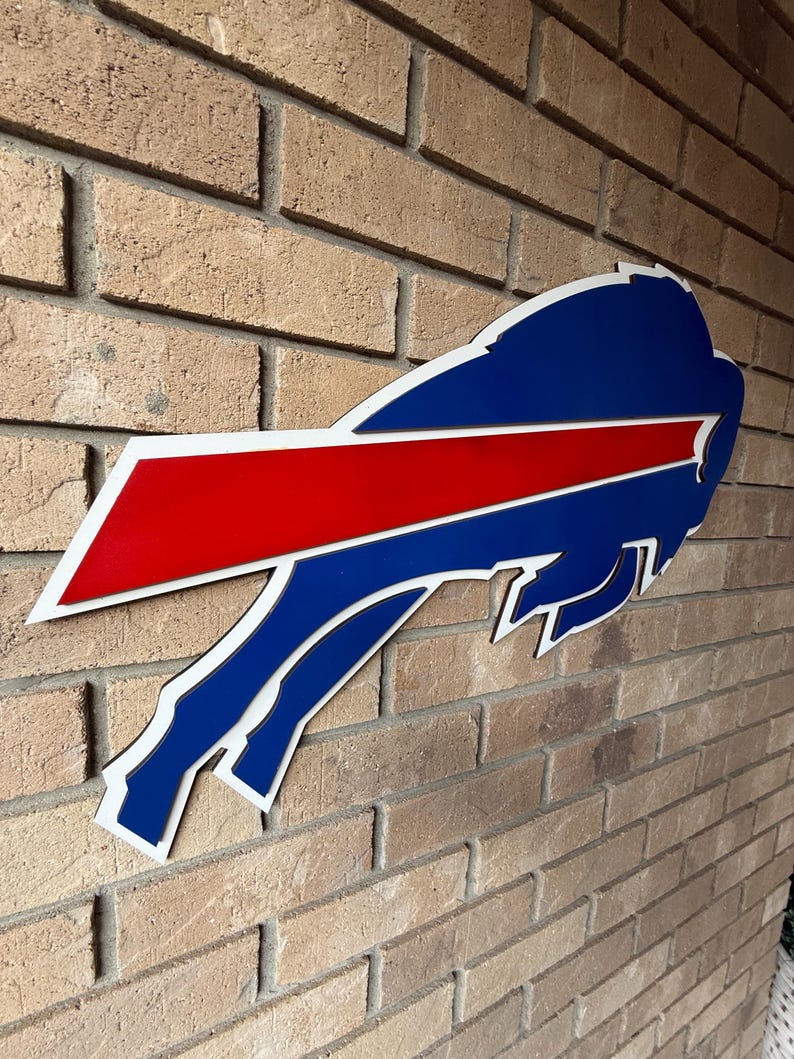 Buffalo Bills 3d Wood Sign - Etsy