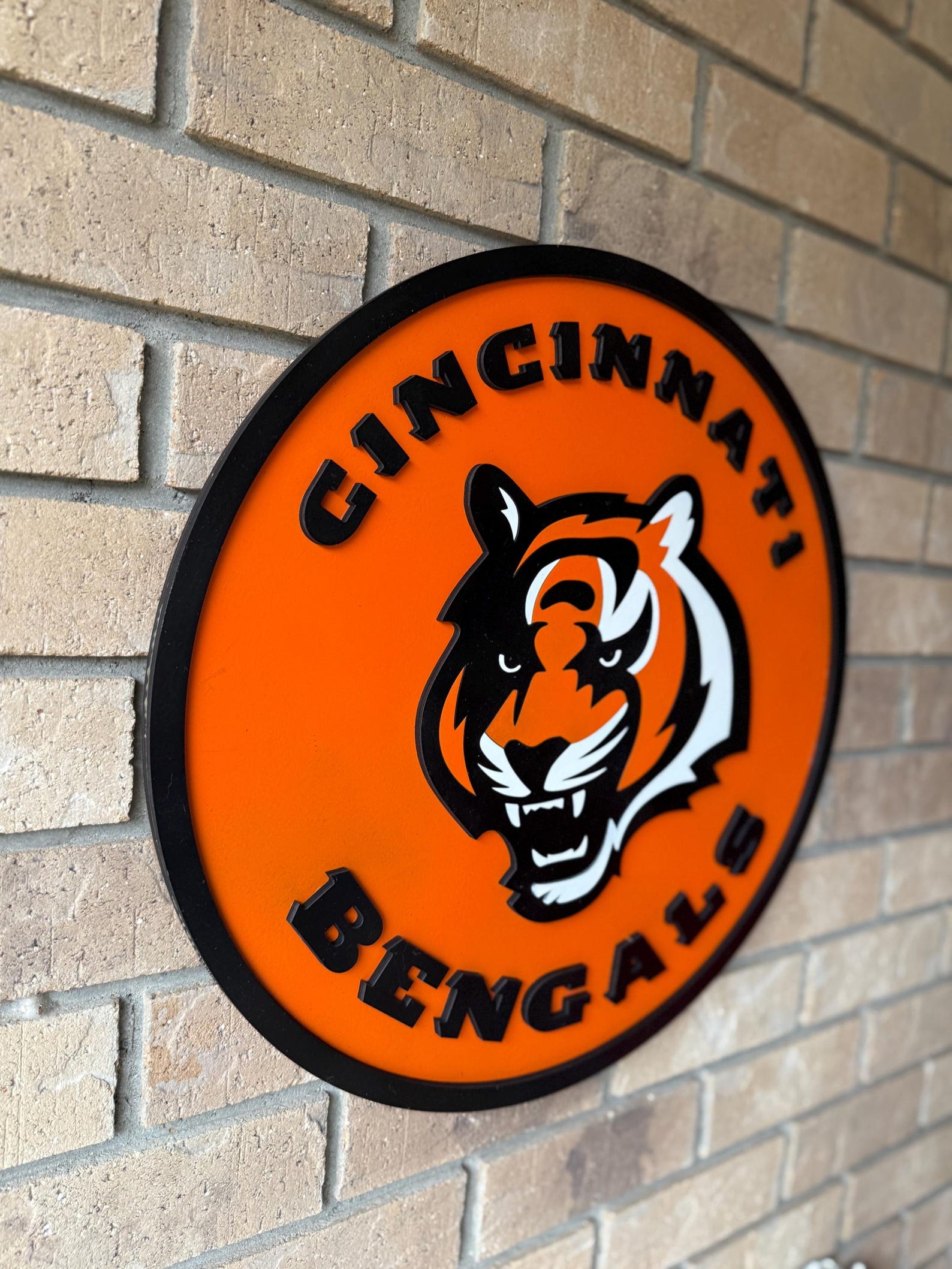 Cincinnati Bengals 3d Wood Sports Sign - Etsy