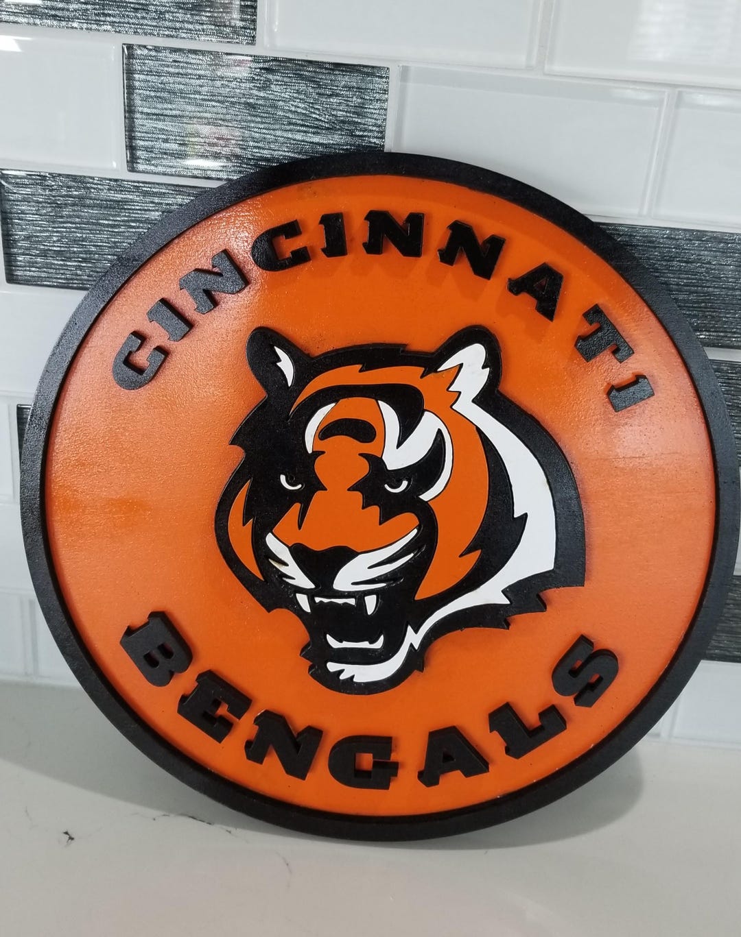 Cincinnati Bengals 3d Wood Sports Sign - Etsy