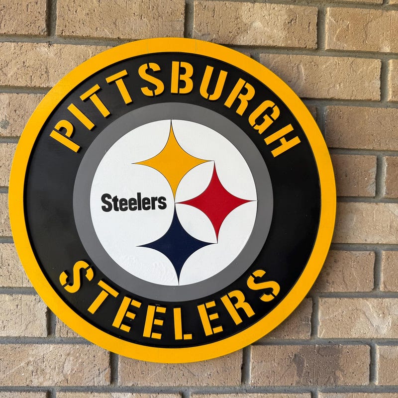 Steelers Wood Sign - Etsy