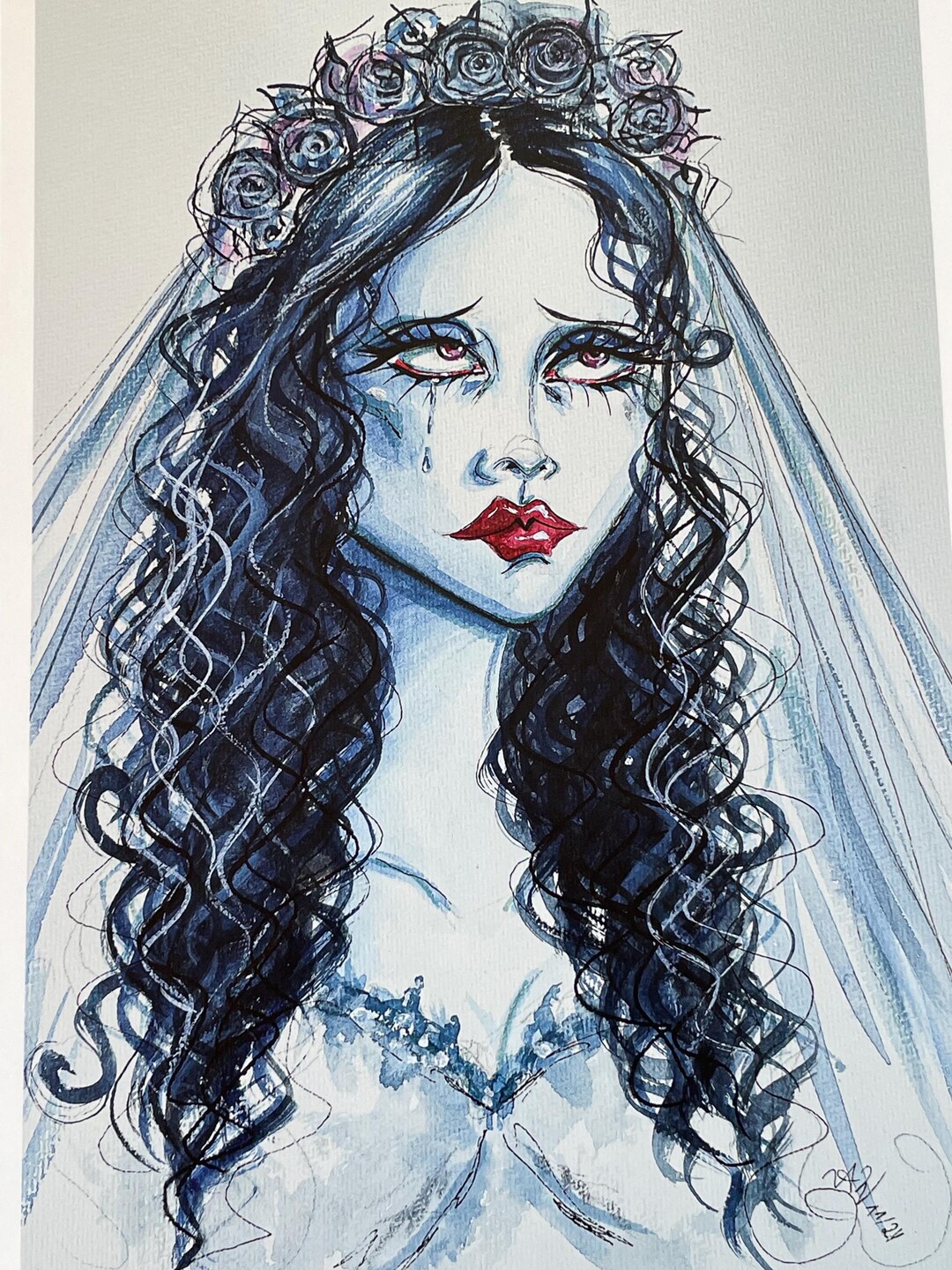 Emily From Corpse Bride Photo Art Print - Etsy