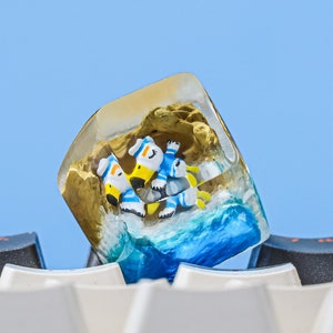 Game Artisan Keycap, ESC Resin Keycap, Resin Handmade Keycap, Anime ...