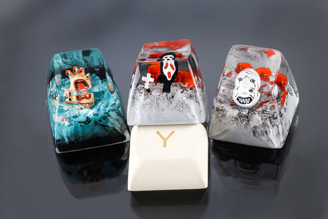 Halloween Artisan Keycap ,halloween Keycap, Horror Keycap, Skull Keycap ...