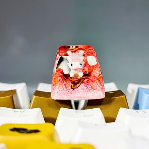 Anime Artisan Keycap, ESC Resin Keycap, Resin Handmade Keycap, Anime ...