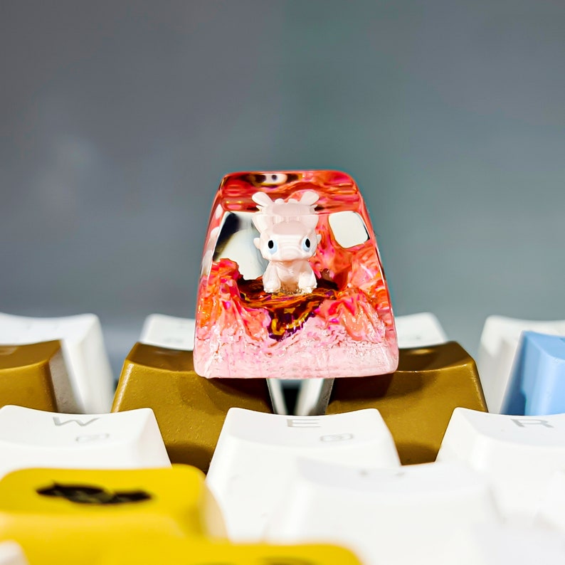 Anime Artisan Keycap, ESC Resin Keycap, Resin Handmade Keycap, Anime ...