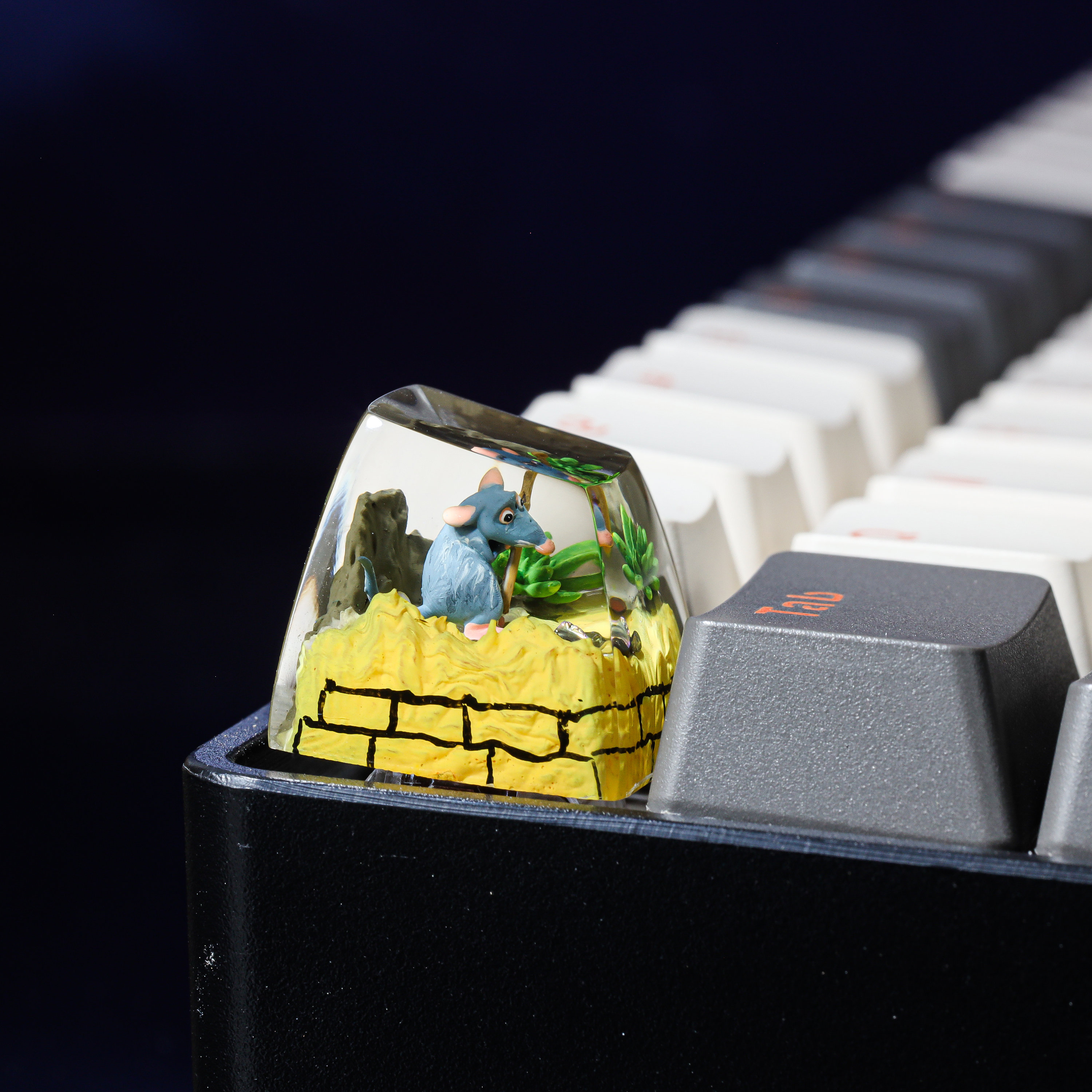 Re.my Keycap, Rata.touillie Keycap, Mouse Keycap, Anime Keycap, Custom ...