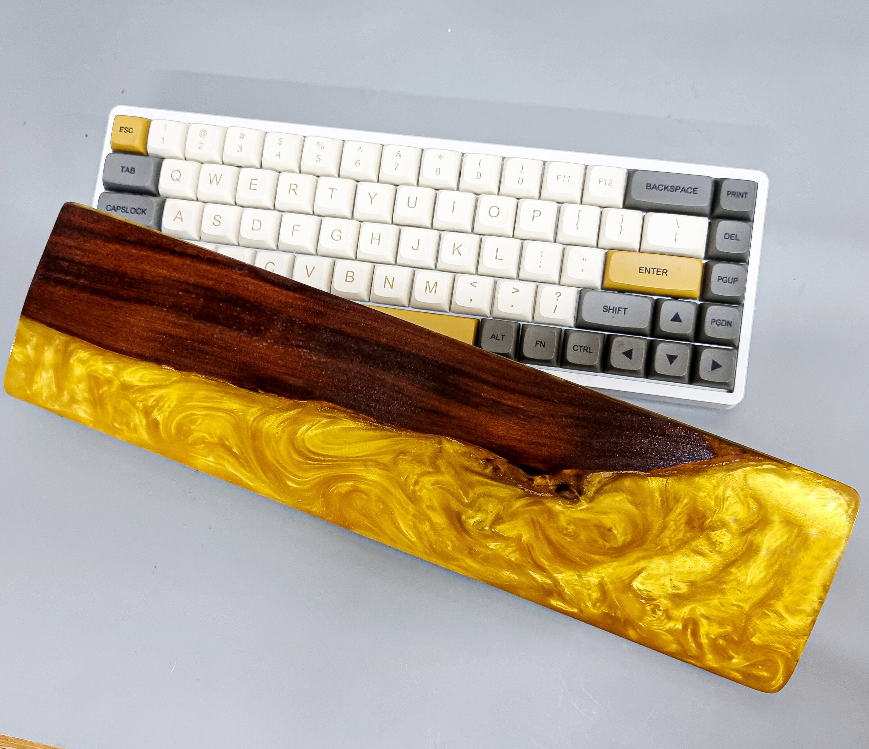 Resin and Wood Wrist Rest Resin Wrist Rest Keyboard Wrist - Etsy